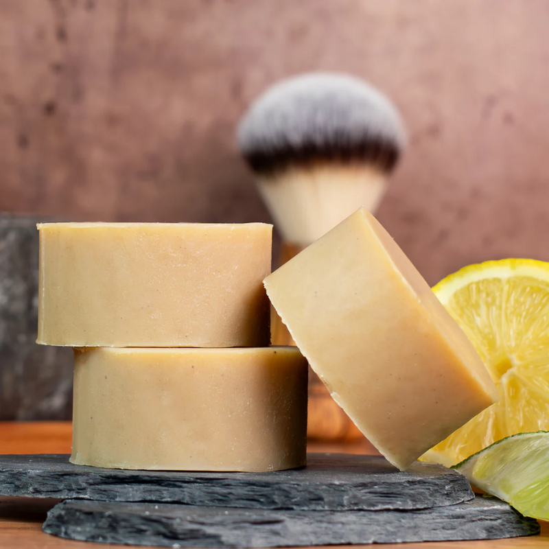 Shaving Soap Lemon Lime 3 Oz Bar | Unpacked Living
