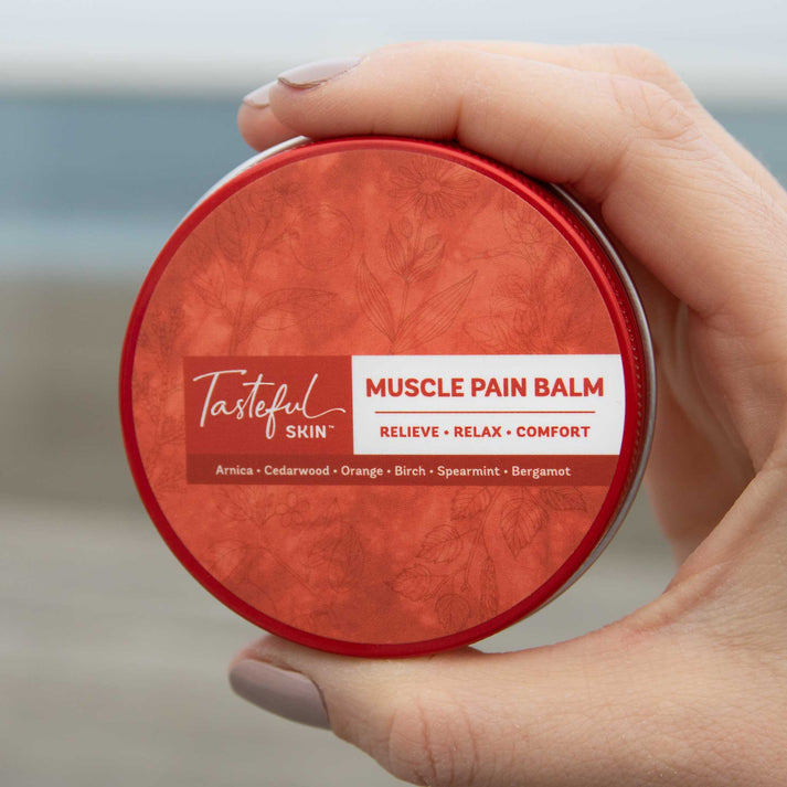 Muscle Pain Balm | Tasteful Skin | Unpacked Living