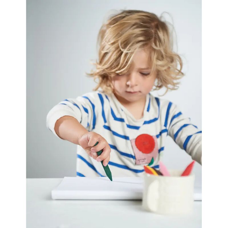 Beeswax Crayons Tube - Triangle | Eco Kids | Unpacked Living