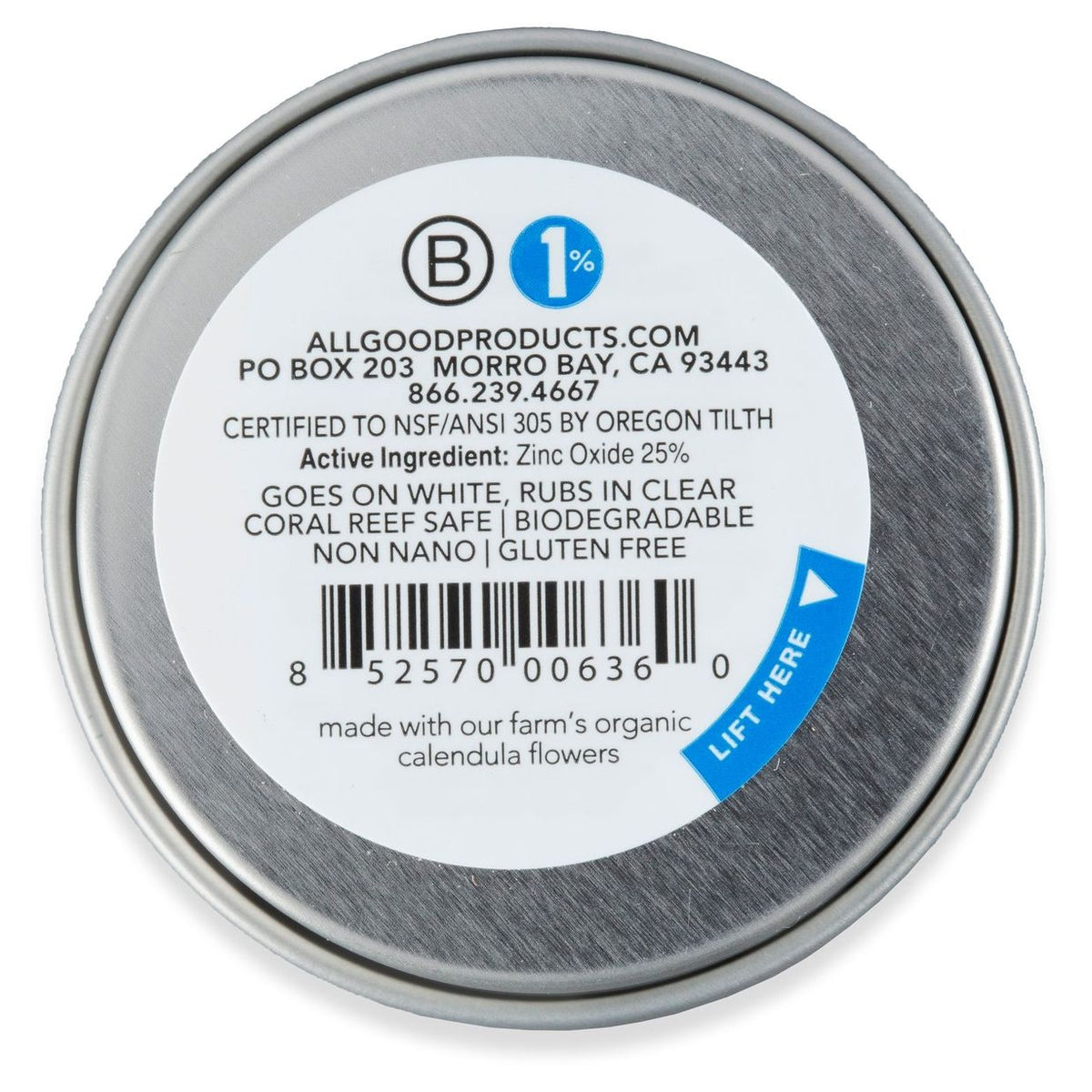 Sunscreen Butter SPF 50 | All Good Brand | Unpacked Living