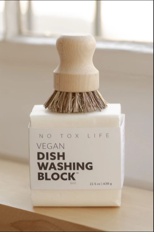 HUGE ZERO WASTE DISH WASHING BLOCK™ BAR 21.5 oz – Unpacked Living